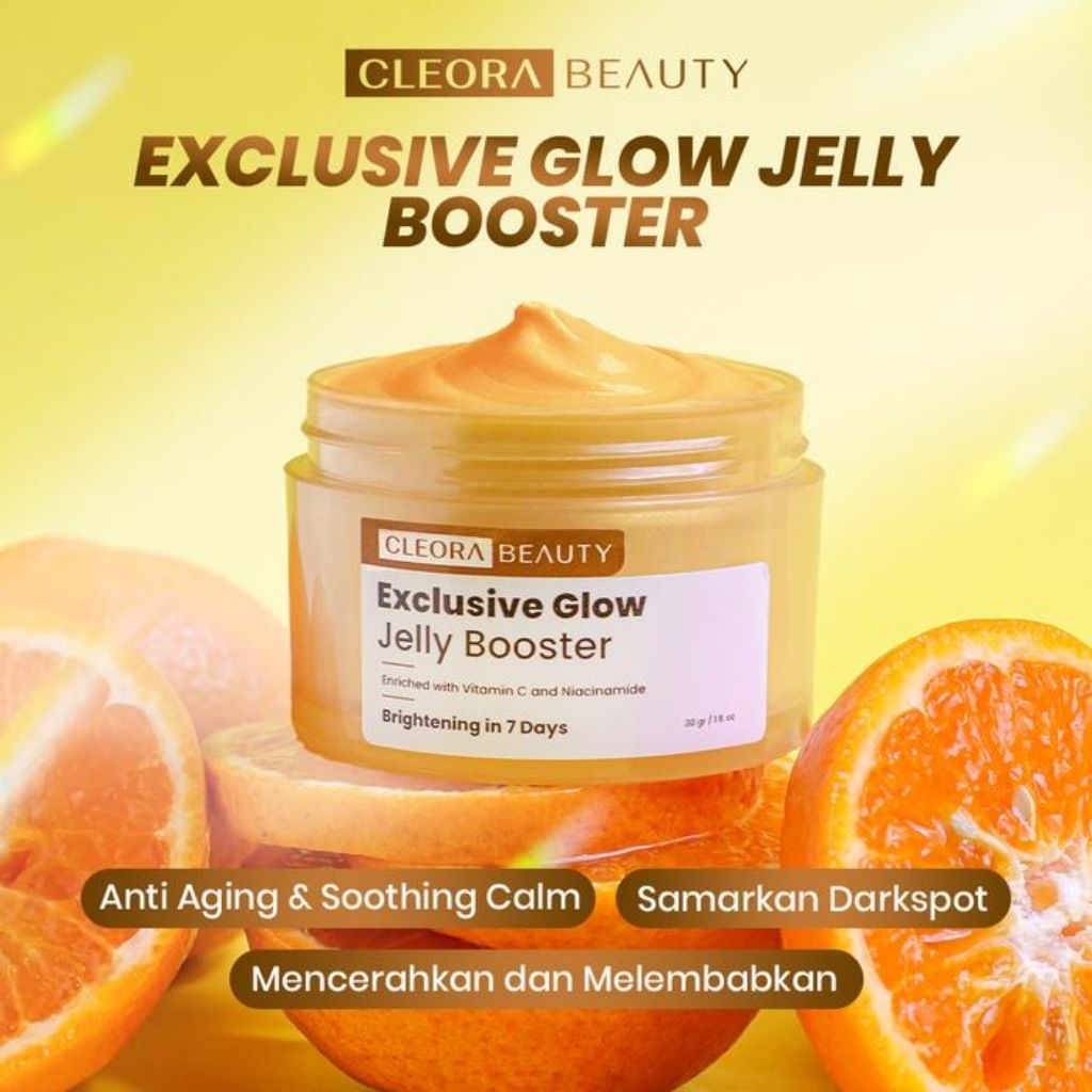 Jual Cleora Beauty Exclusive Glow Jelly Booster Vitamin C 30 Gr ...