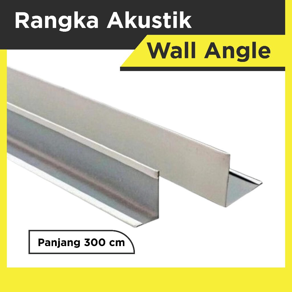 Jual Rangka akustik / Wall Angle Tee 300 cm / Intergrid / Rangka Plafon ...