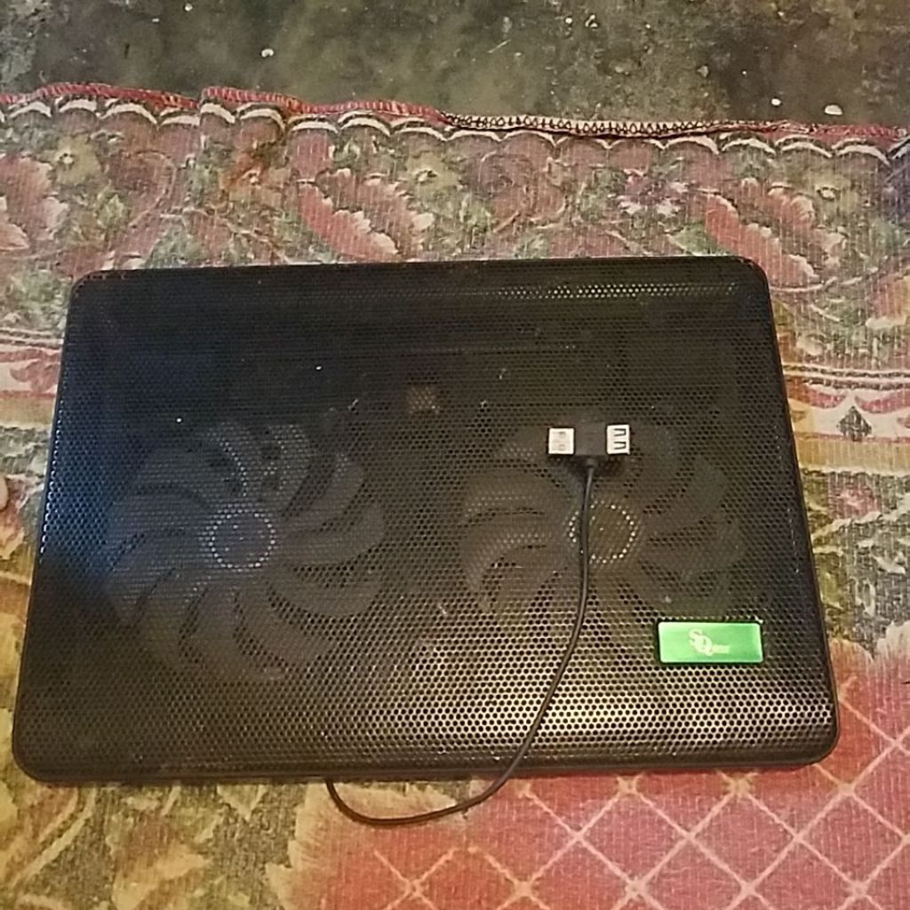 Jual 2 kipas double kipas double pan fan laptop cooling pad untuk ...