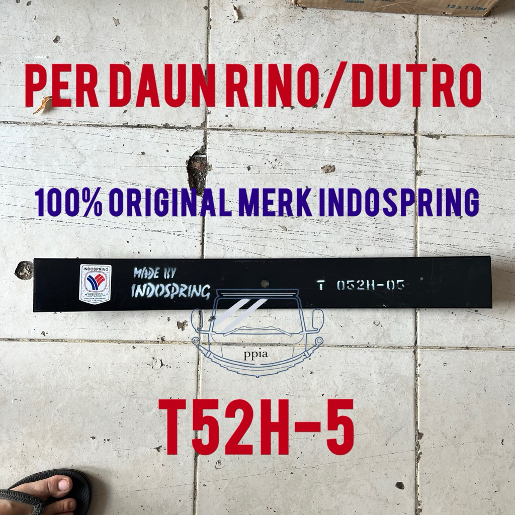 Jual per extra rino nomer 5 t052h no 5 merk Indospring / per tambahan ...