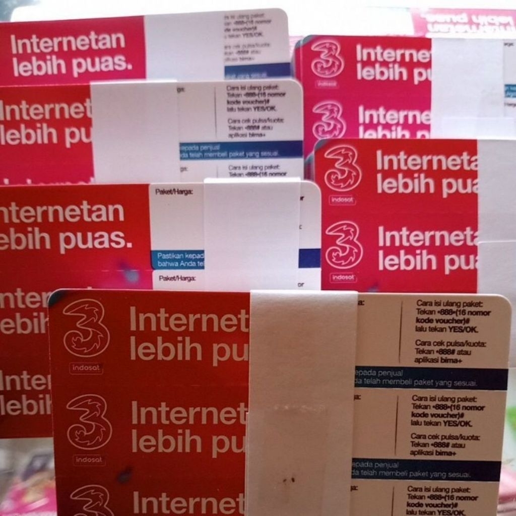 Jual Vocer Zero Tri 1 Ikat Expired Sampai 2027 Bisa di Gunakan Seluruh ...