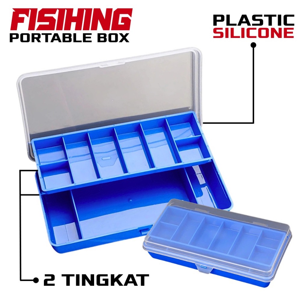 Jual Kotak Umpan Pancing 2 Tingkat Tahan Air Multiple Specifications ...