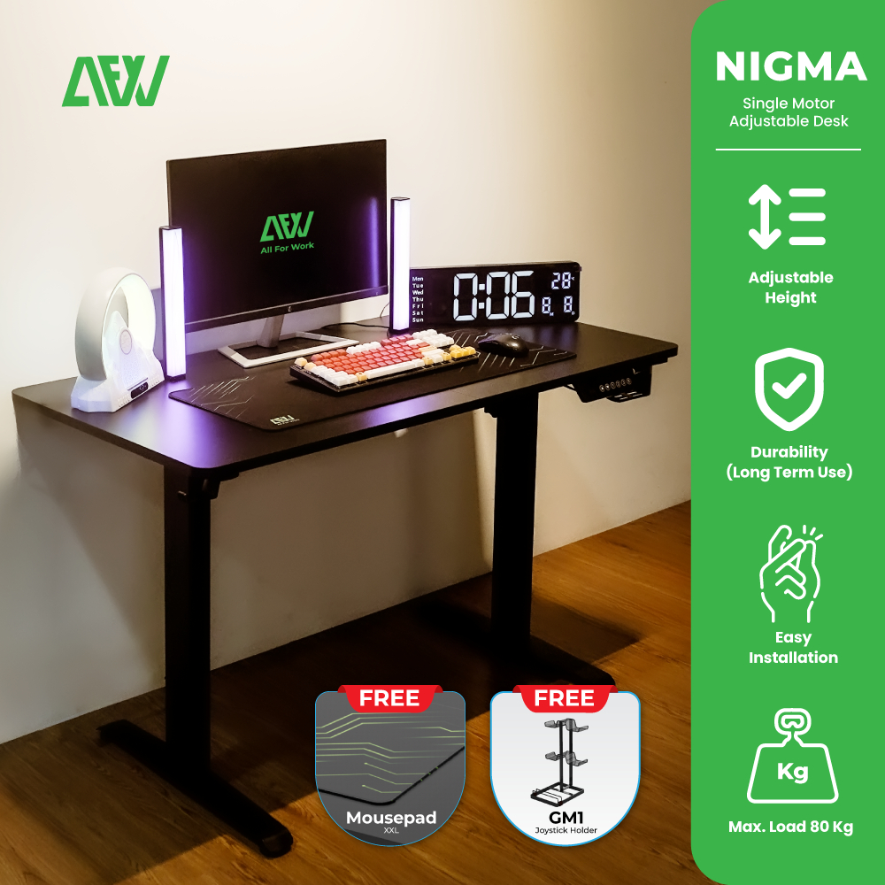 Jual AFW Meja Kerja Elektrik / Adjustable Desk / Meja Gaming Komputer ...