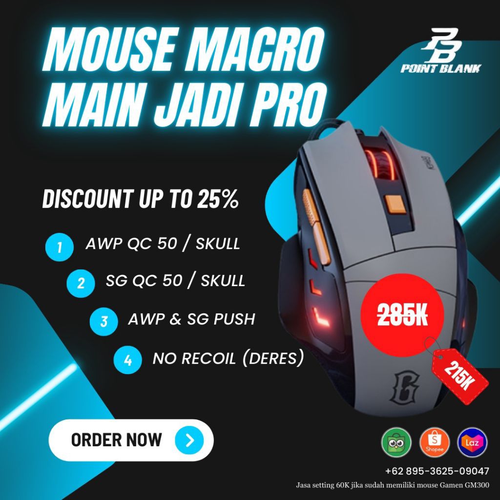 Jual Mouse Macro Point Blank Deres | Shopee Indonesia