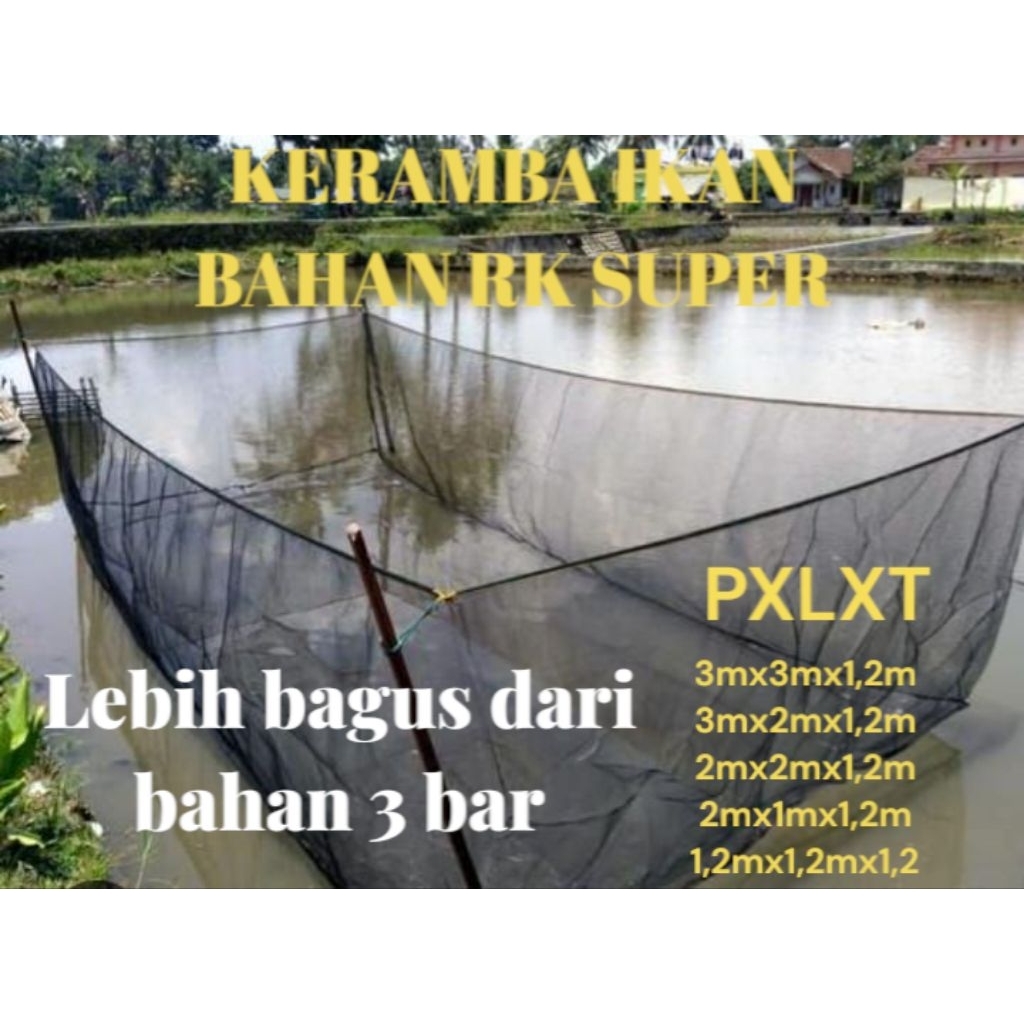 Jual jaring budi daya ikan lele ikan nila ikan gurame jaring ikan hapa ...