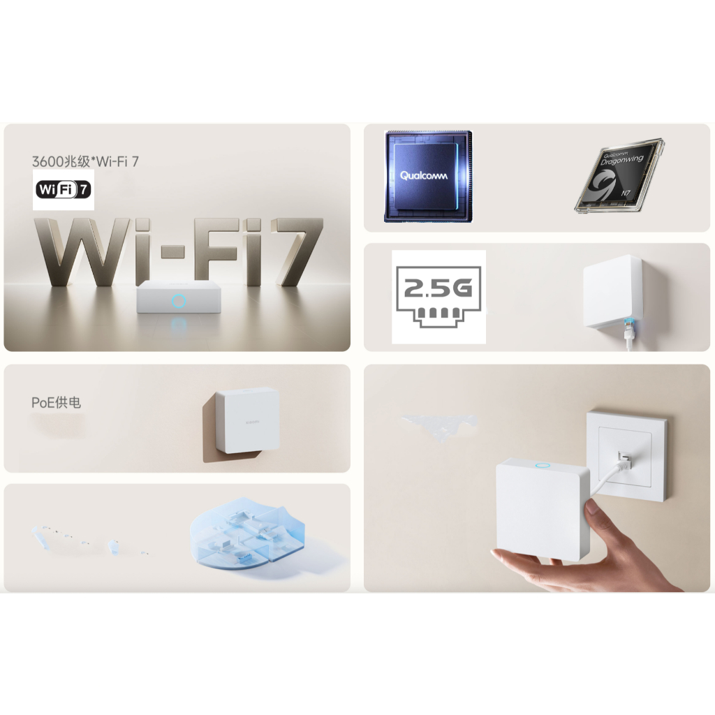 Jual Mi BE3600 Pro Whole House Router Mesh Wifi POE | Shopee Indonesia