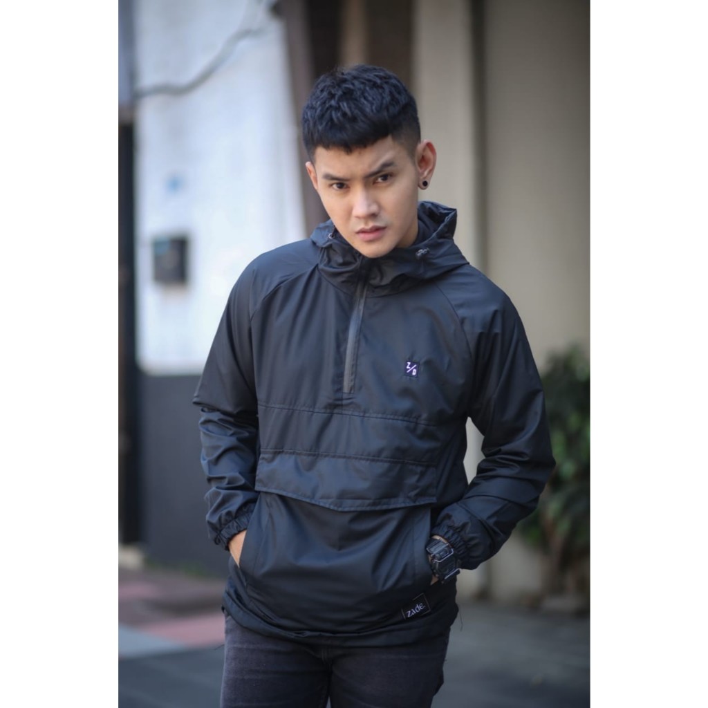 Jual Jaket Pria - Jaket Parasut Polos Simple Cagoule Jacket Original ...