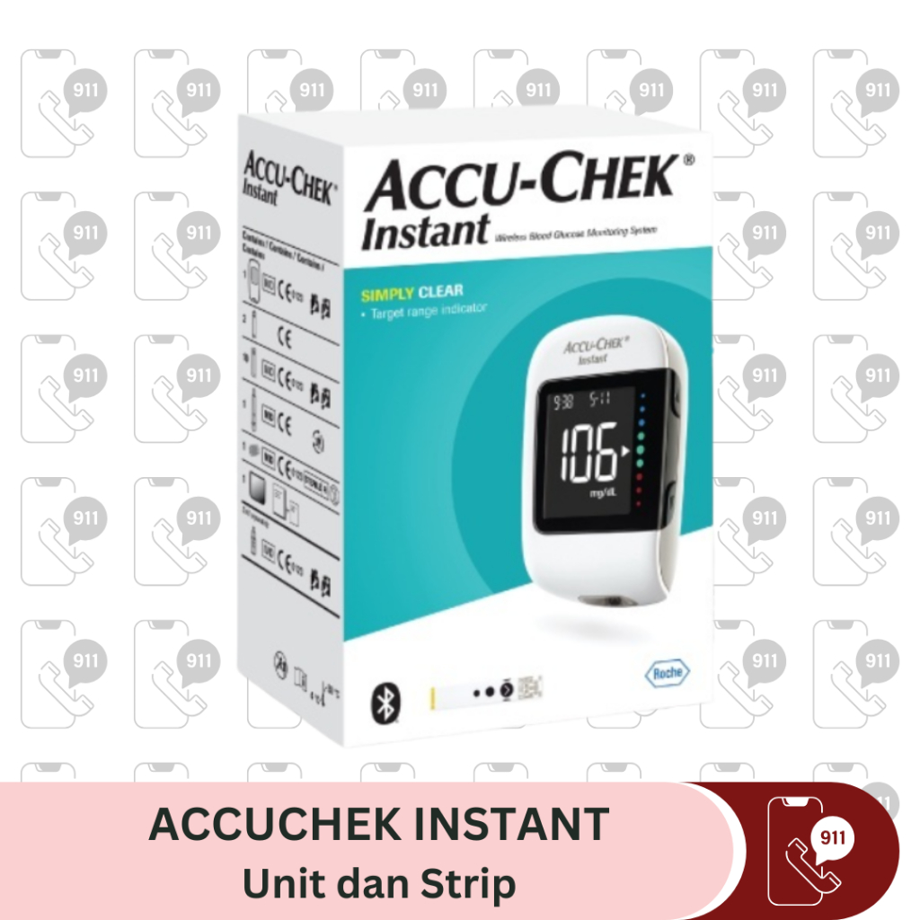 Jual Alat Accu Check Instant + Test Strip / Alat Cek Gula Darah Accu ...