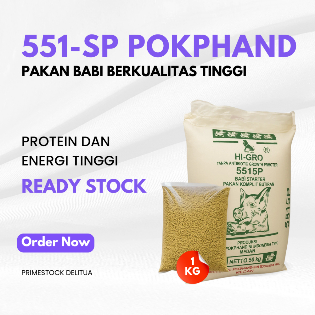 Jual 551-SP Pokphand Repack 1 KG - Pakan Babi Berkualitas Tinggi untuk ...