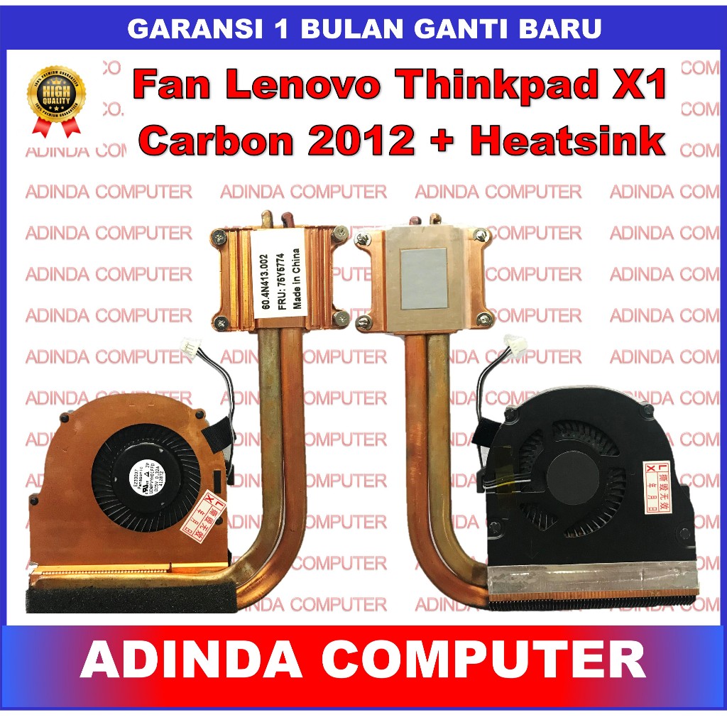 Jual Fan Lenovo Thinkpad 2012 /13 Carbon X1 X1C 04W3589 Heatsink ...