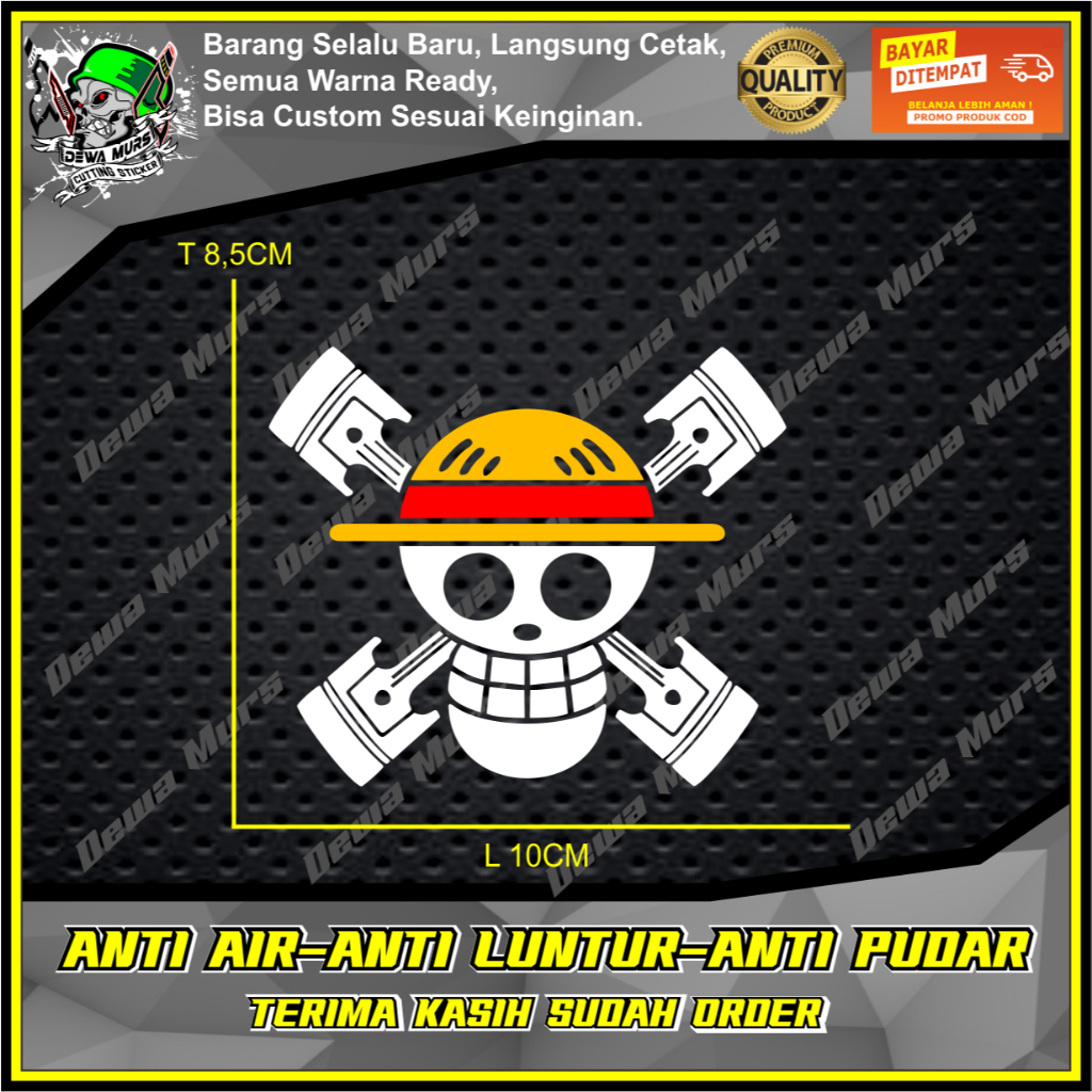 Jual Cutting Sticker WARNA3 TWO STROKE ONE PICE SEKER 4 | Shopee Indonesia