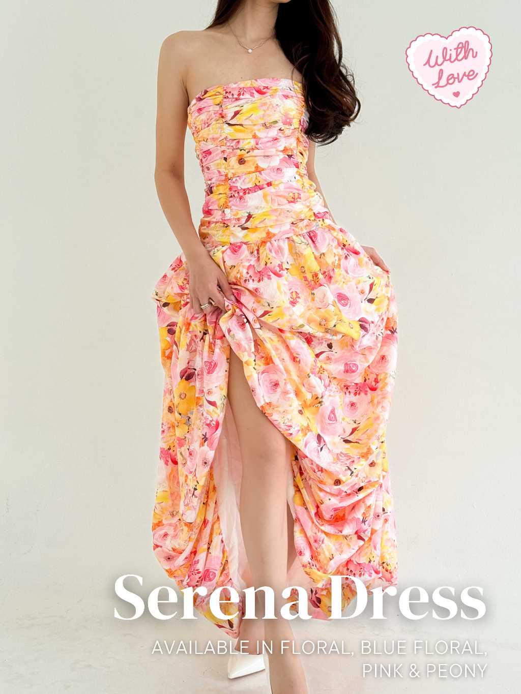 Jual With Love The Brand | SERENA DRESS | Gaun Pesta Wanita Strapless ...