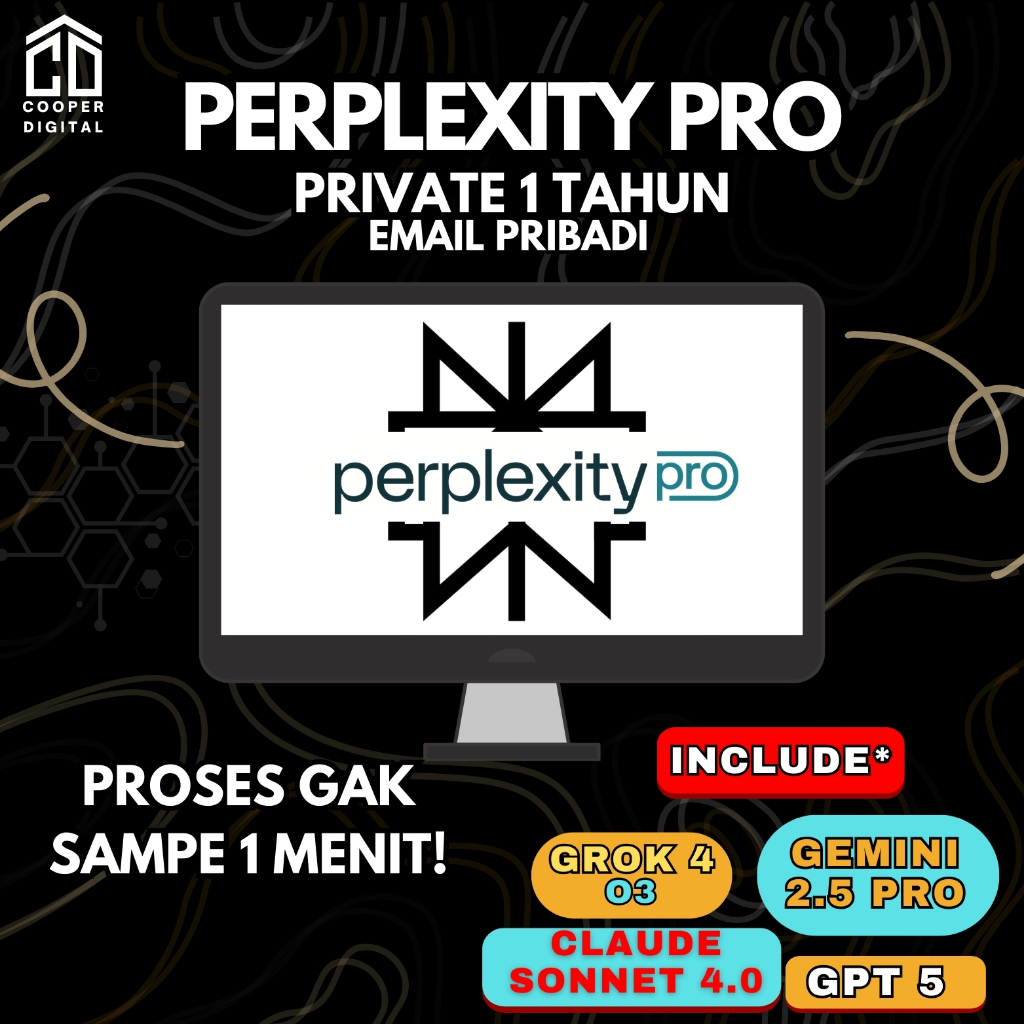 Jual Brivon - PERPLEXITY AI PRO PRIVATE 1 TAHUN PRIBADI INCLUDE GPT 5 ...