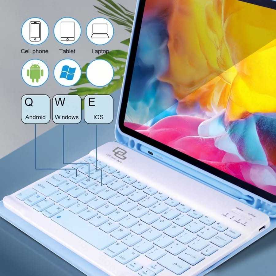 Jual Mini Wireless Bluetooth Keyboard Slim Thin Design Windows Android ...