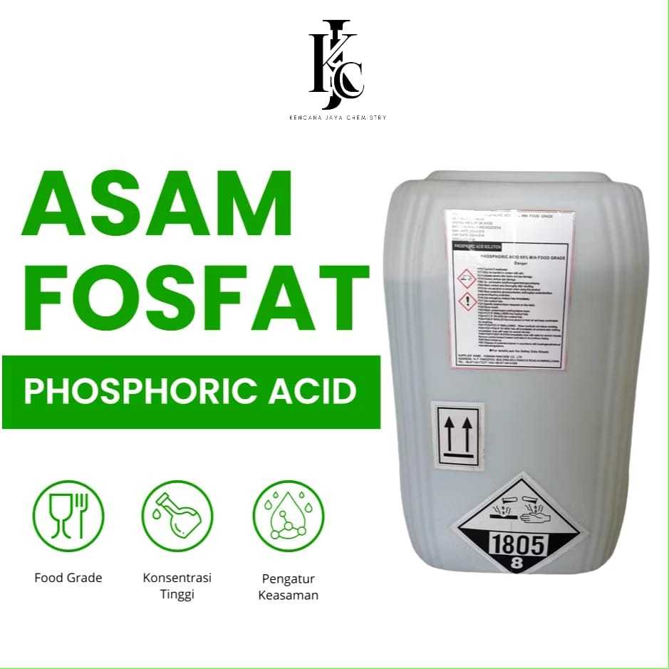 Jual Phosphoric Acid Asam Fosfat 85% Food Grade 35Kg | Shopee Indonesia