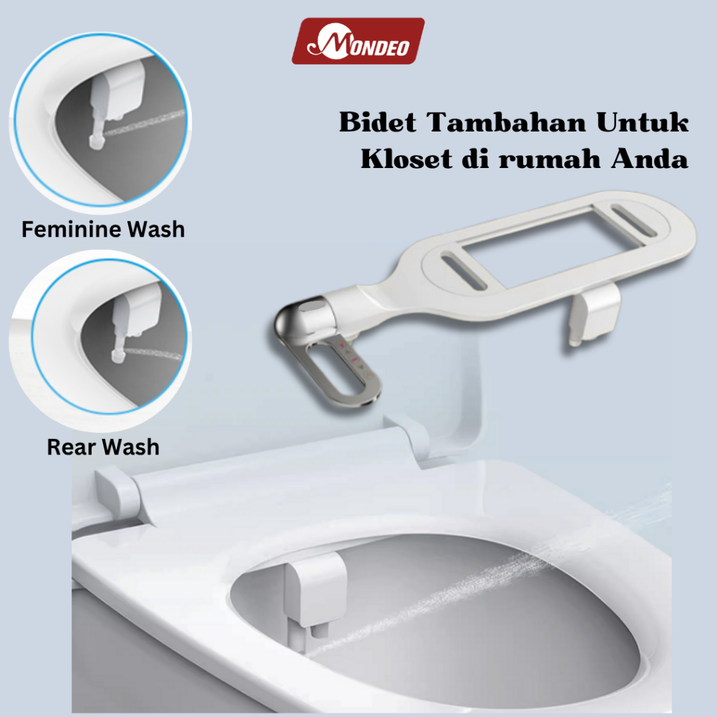 Jual Jet Washer Toilet Non-Electric-Bidet Toilet Duduk Dual Nozzle ...