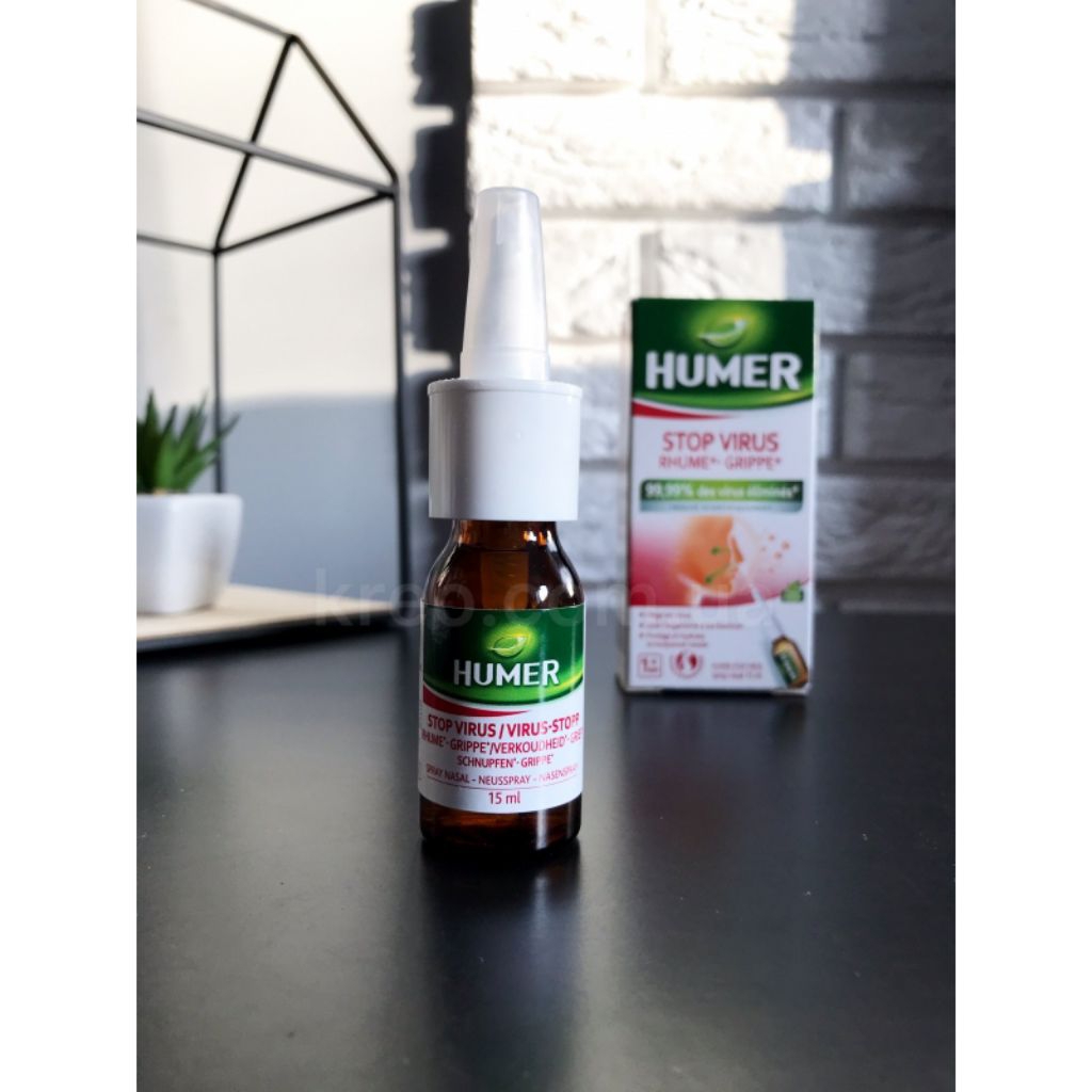 Jual Humer - Nasal Stop Virus Cold & Flu Prevention Spray 99.99% of ...