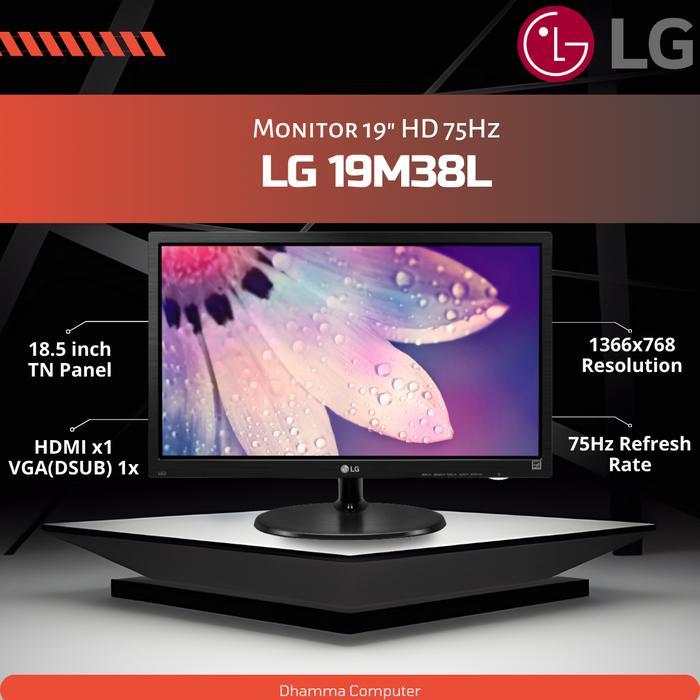 Jual Monitor LG LED 19M38L-B - 19" Inch | Shopee Indonesia