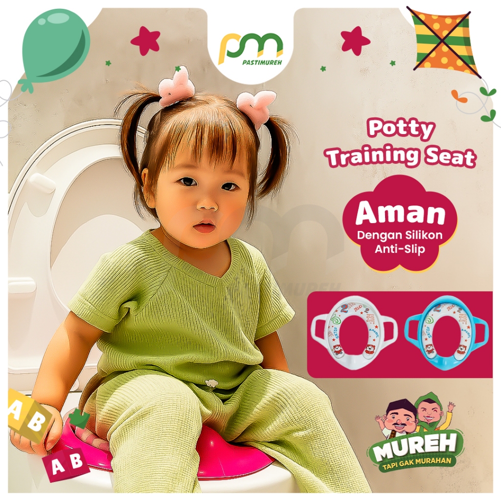 Jual PASTIMUREH | Potty Training Seat Bayi / Pispot Toilet Training ...