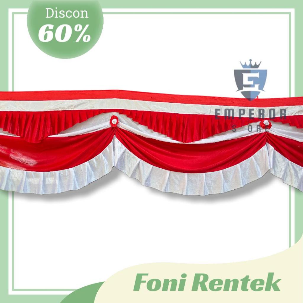 Jual Background Foni Rentek Untuk Kemeriahan HUT Kemerdekaan Upacara ...