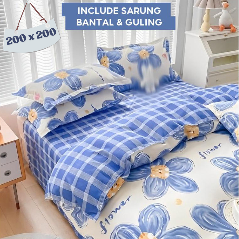 Jual SEPRAI 200x200 / SPREI KING BED AESTHETIC UK 200X200 / SPREI ...