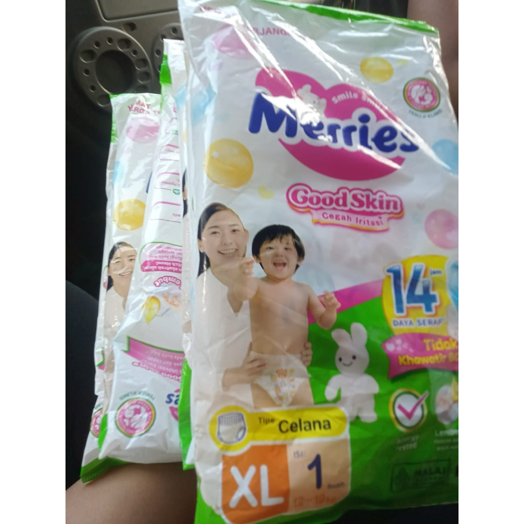 Jual Merries Renceng NB-S, M, L, XL Isi 6 Sachet | Shopee Indonesia