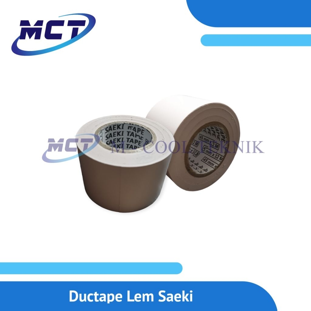 Jual Ductape Lem / Isolasi / Lakban Pipa AC Pakai Lem Warna Cream ...