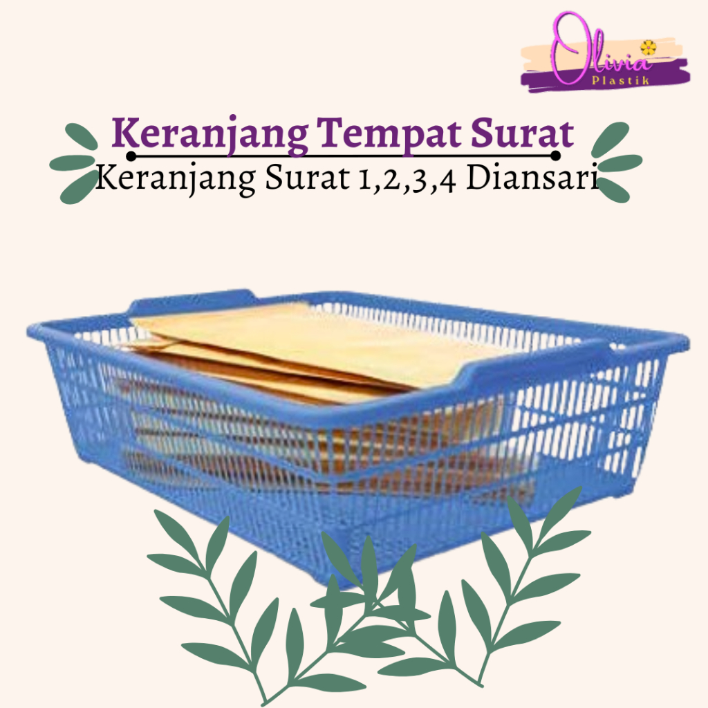 Jual Diansari Tempat Surat/ Keranjang Persegi Serbaguna Ready Semua ...