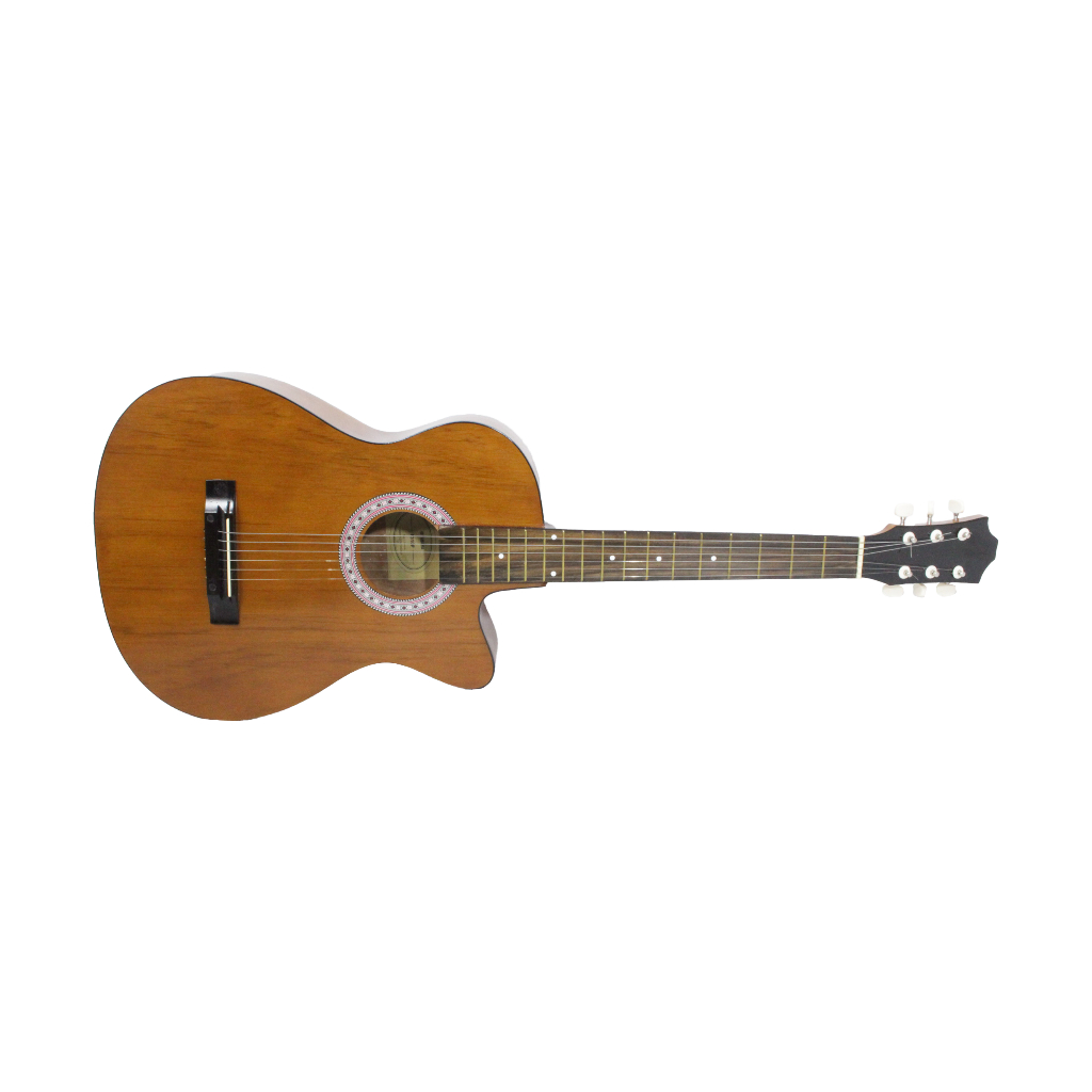 Jual Gitar Akustik Merk Yamaha Warna Coklat Senar String Buat Pemula ...
