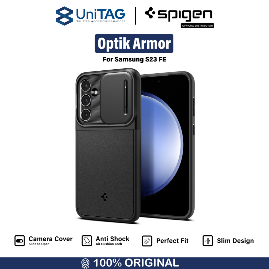 Jual Case Samsung Galaxy S23 FE Spigen Optik Armor Camera Cover Casing ...