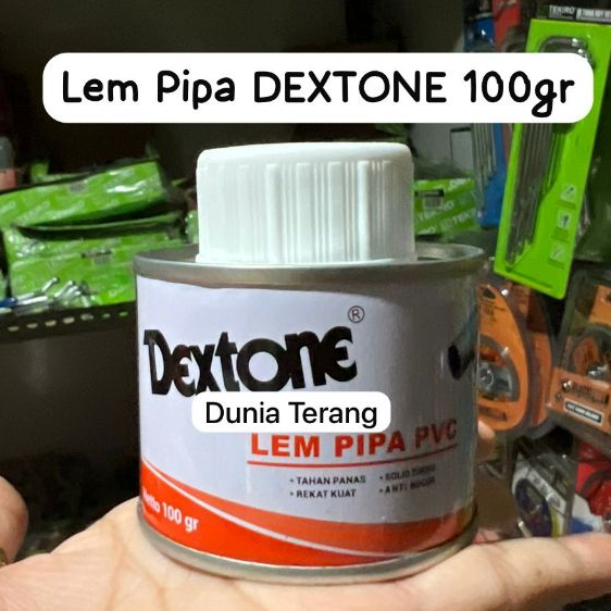 Jual LEM PIPA Pvc DEXTONE 100 gram - Lem Paralon Kaleng 100gr - Lem PVC ...