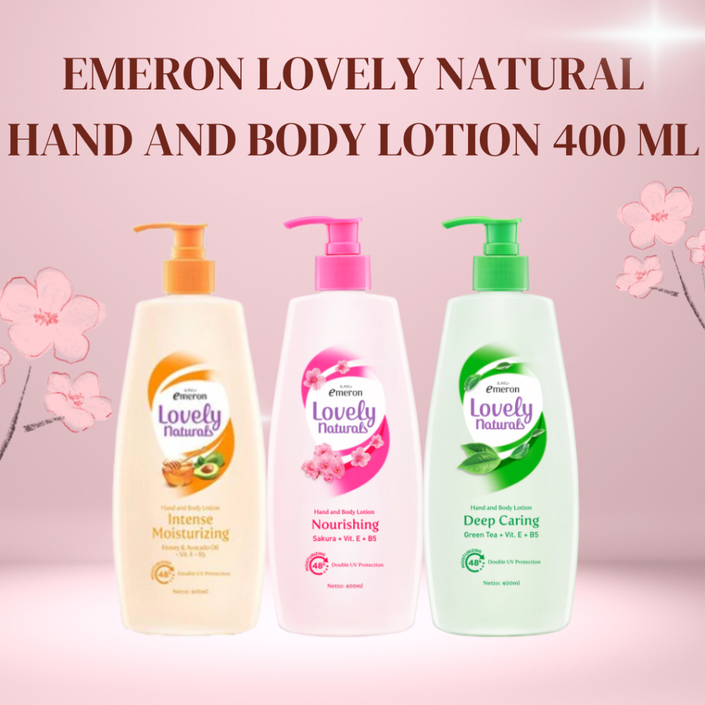 Jual Emeron Hand & Body Lotion 400ml – Nourishing | Deep Caring ...