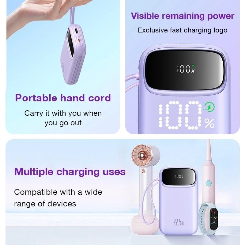 Jual EYD Powerbank 20000mAh/22.5W Fast Charging With Double Cable ...