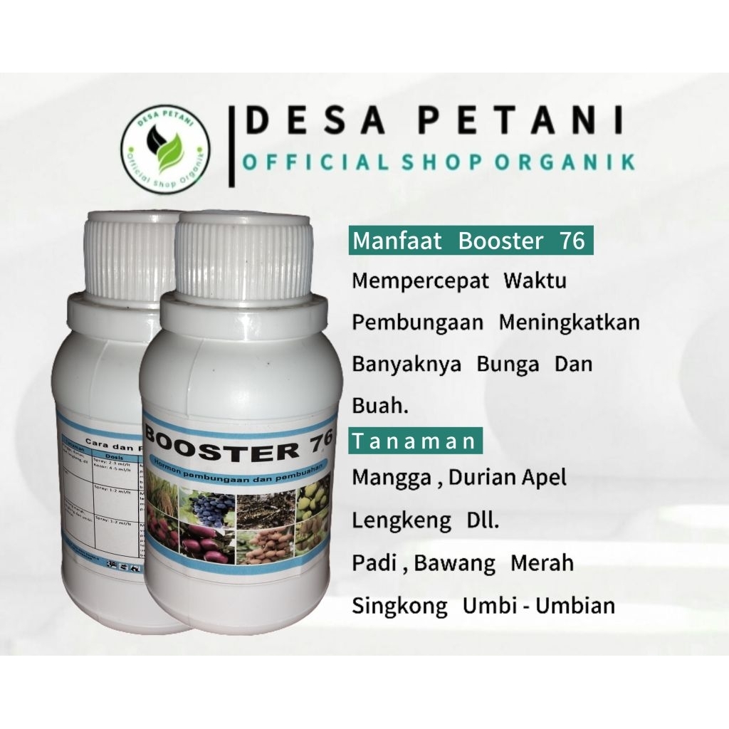 Jual PUPUK booster 76 hormon isi 100ml perangsang Bunga Dan Buah ...