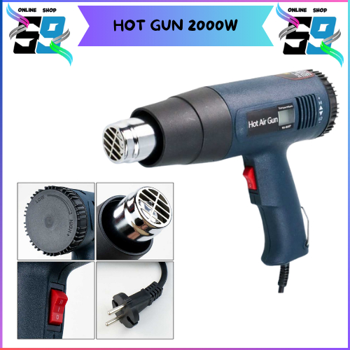 Jual Alat Pemanas Stiker Skotlet Kaca Film Heat Gun Hot Air Gun Dryer ...