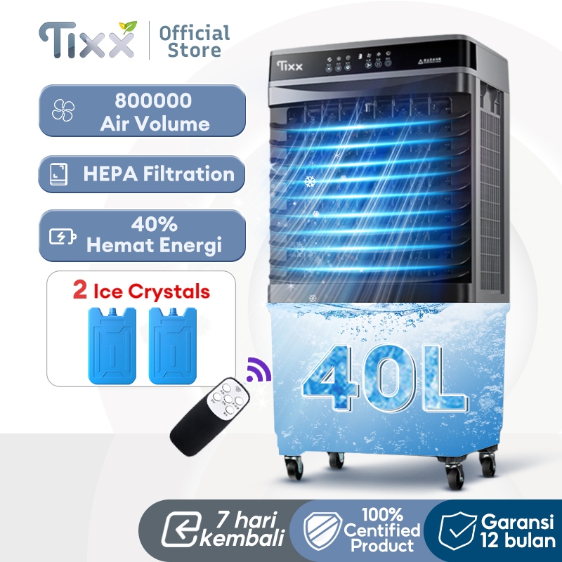 Jual TIXX Air Cooler Kipas Angin Pendingin Cold fan Tangki Besar 40L ...