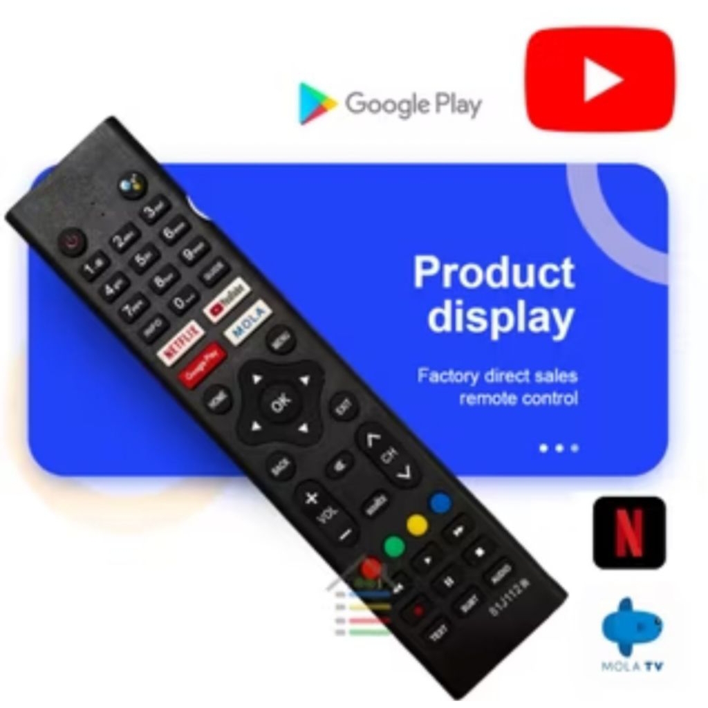 Jual Remote Polytron ANDROID SMART TV LED | Shopee Indonesia