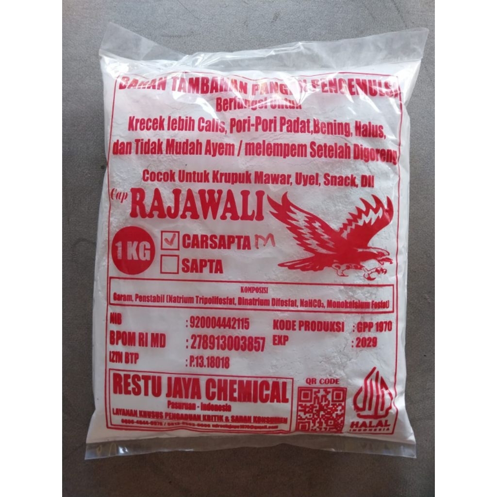 Jual Obat Puli Cap rajawali CARSAPTA P (1KG) | Shopee Indonesia