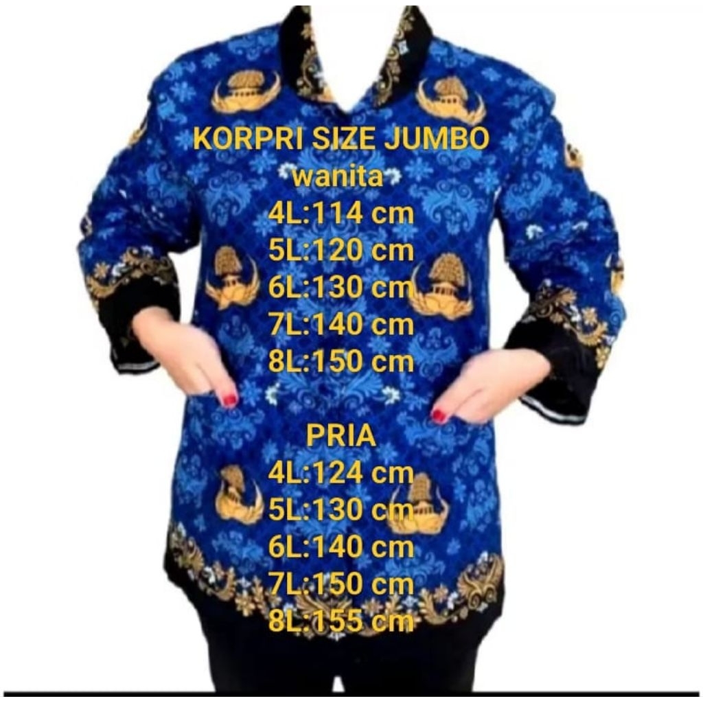 Jual seragam ASN KORPRI JUMBO pria wanita terbaru | Shopee Indonesia