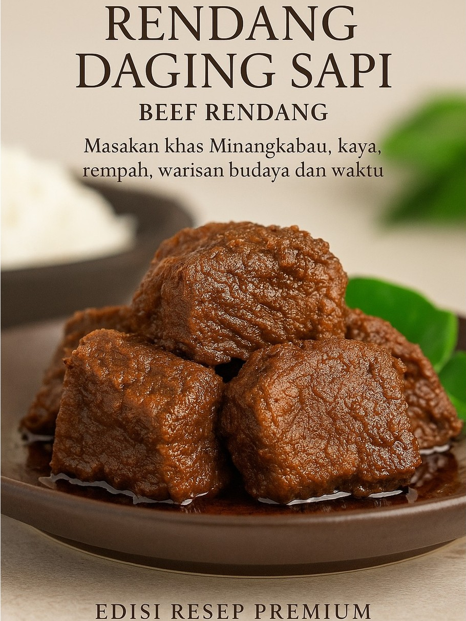 Jual Resep Menu Rendang Sapi Minangkabau | Shopee Indonesia