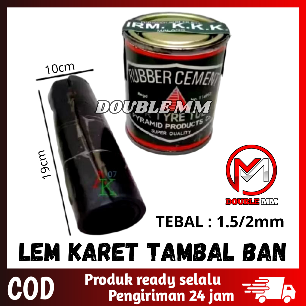Jual PAKET Karet Tambal Ban Bakar Lem Cacing Tambal Ban Motor Mobil Lem ...