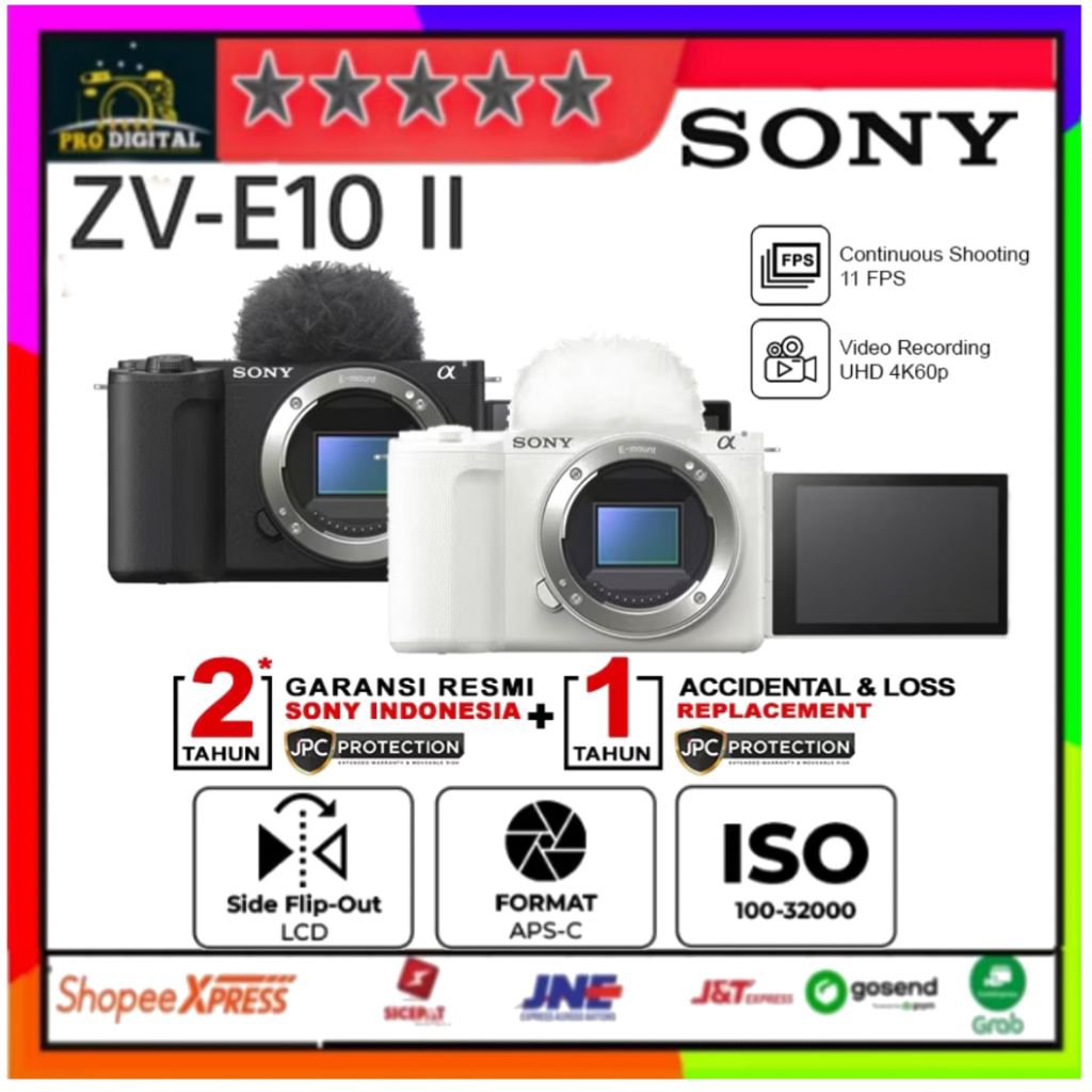 Jual Sony ZV-E10 II Mirrorless Camera Sony Sony ZVE10 ZVE 10 Mark 2 | Shopee Indonesia