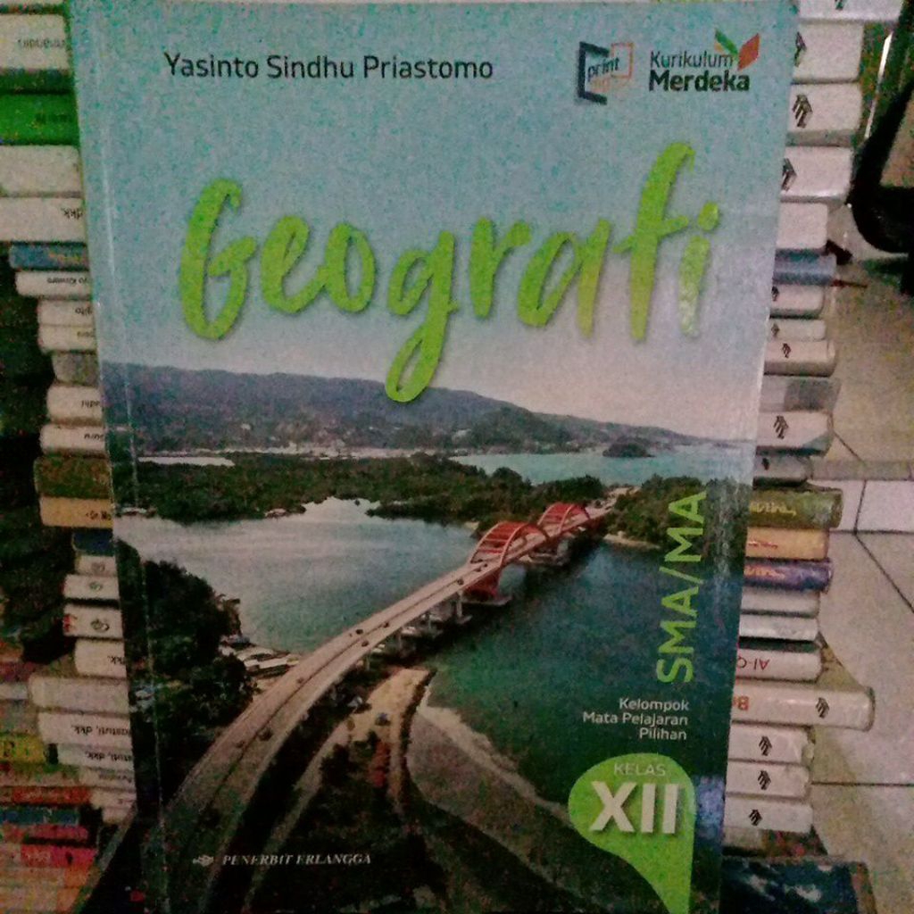 Jual buku geografi kelas 12 penerbit Erlangga kurikulum merdeka | Shopee Indonesia