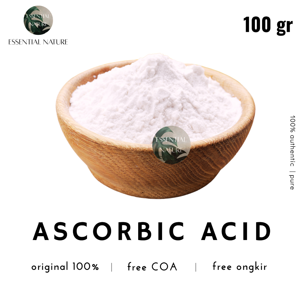 Jual Vitamin C Powder 99% 100gr Ascorbic Acid FREE COA Suplemen ...