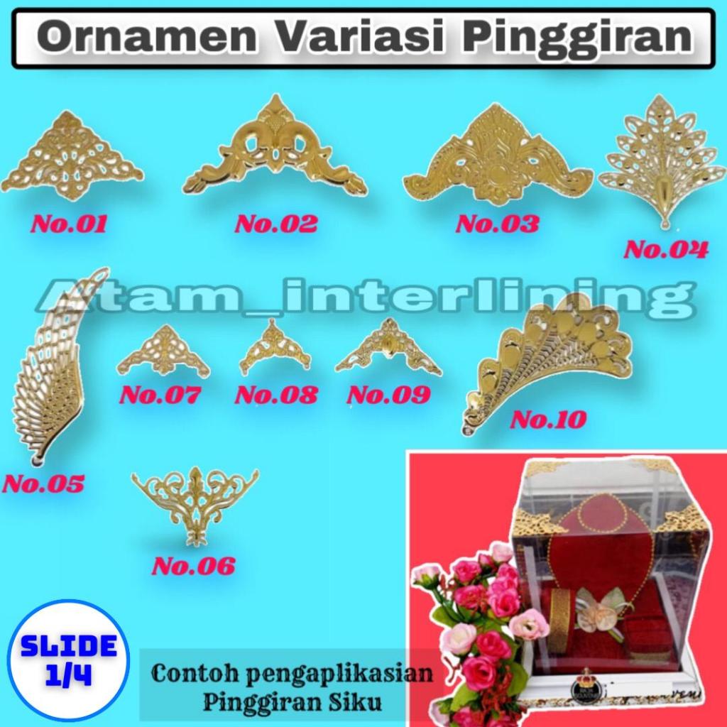 Jual 1 Pack Variasi Siku Siku Sudut Hantaran Seserahan Pernikahan ...