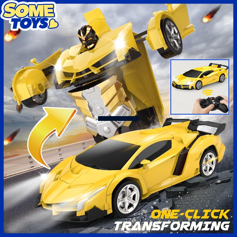 Jual SOME TOY 2 In 1 Mobil Remote Control Transformer Robot Mainan ...
