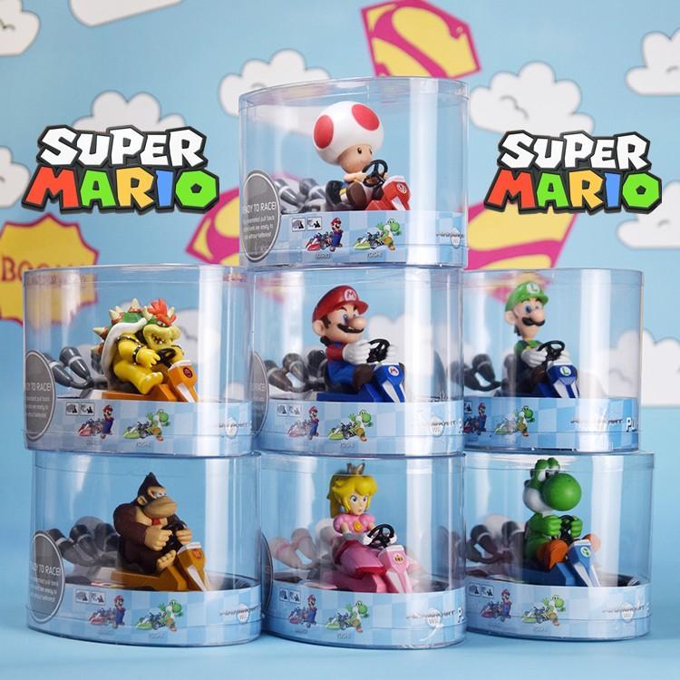 Jual Mainan Super Mario Kart Pull Luigi Bowser Koopa Donkey Kong ...
