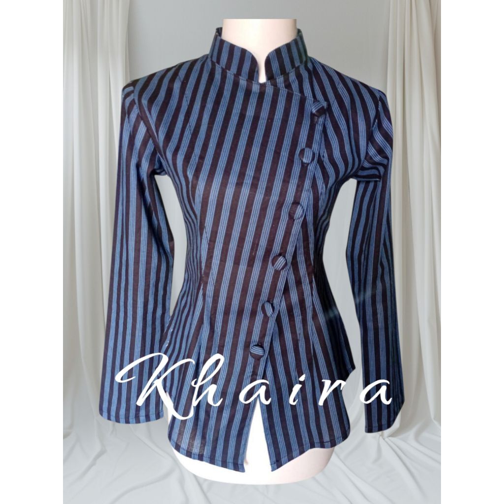 Jual Kebaya Janggan Lurik ( Katun Premium Halus & Tebal ) | Shopee Indonesia