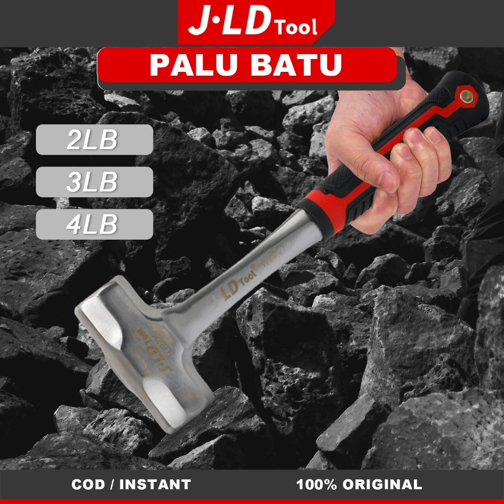 Jual JLD 2-4LB Palu Batu /palu segi delapan /Palu Besi stone hammer ...