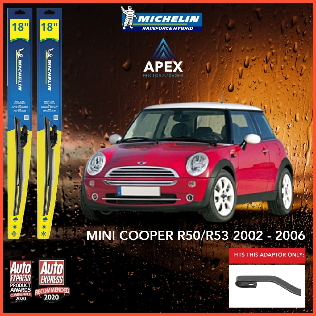 Jual MICHELIN RAINFORCE HYBRID WIPER FOR MINI COOPER R50/R53 2002 ...